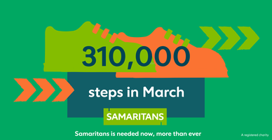 310,000 steps in March FAQs | Events and fundraising | Samaritans